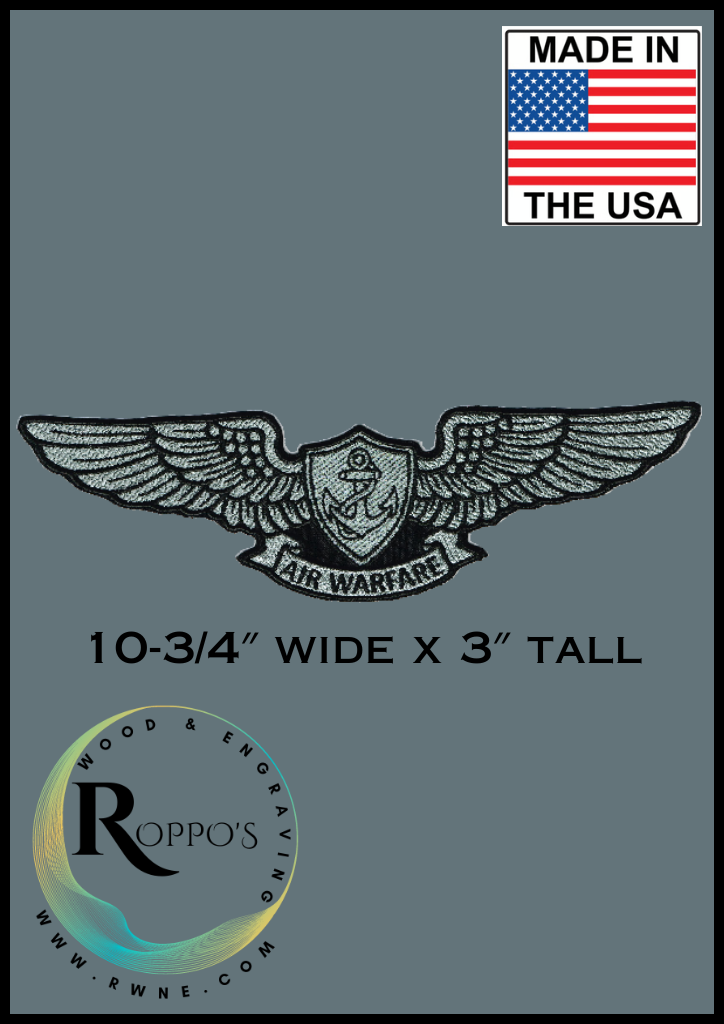 Embroidered EAWS Insignia Patch - Roppos Wood and Engraving
